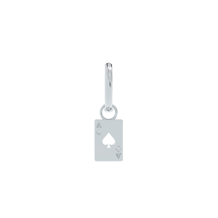 Ace Card Sterling Silver Earrings – Luck Meets Modern Luxury – NYXA